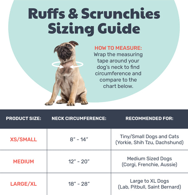 Santa Red Ruff - Pet Scrunchy - Huxley & Kent