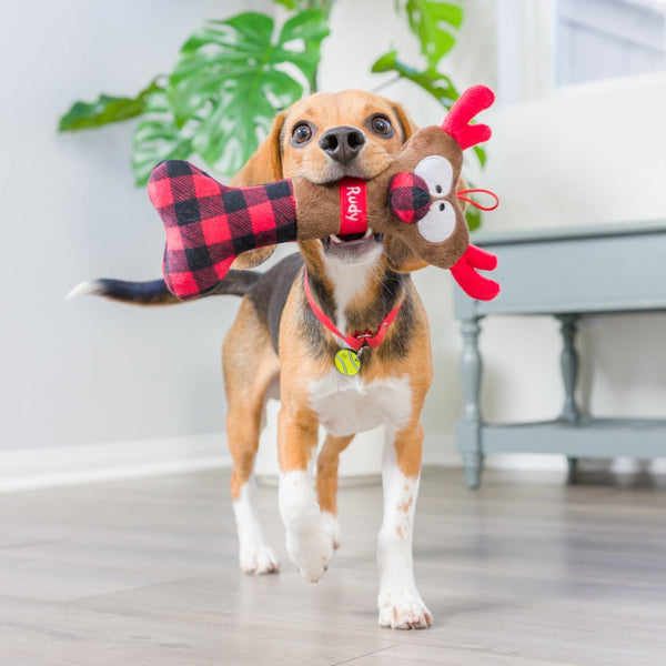 Reindeer Bone - Plush Dog Toy - Huxley & Kent
